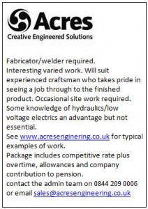 Join the team! - Acres Engineering