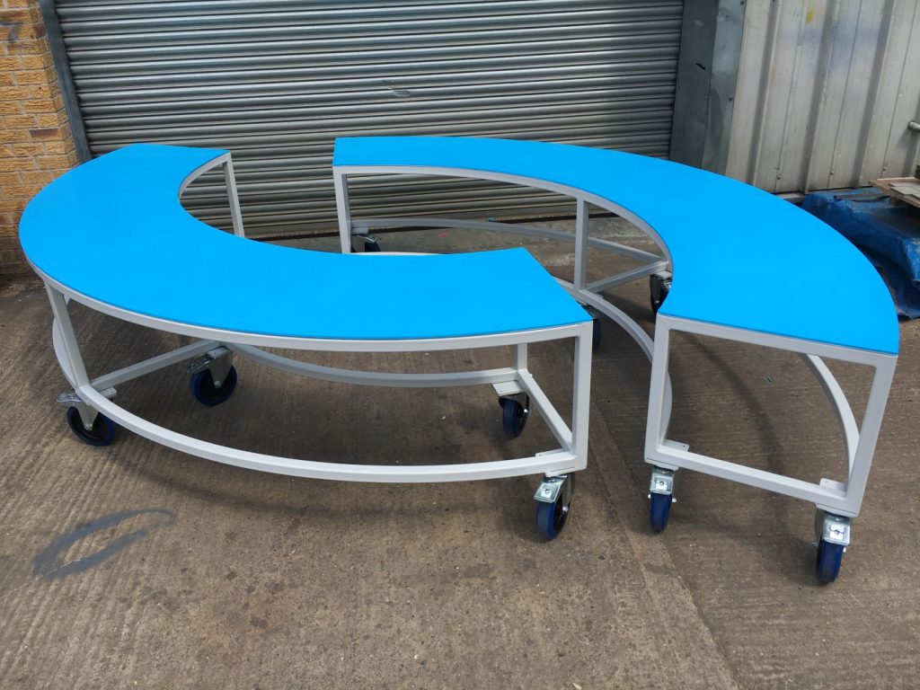 Draining Bench with Fluid Capture – Acres Engineering