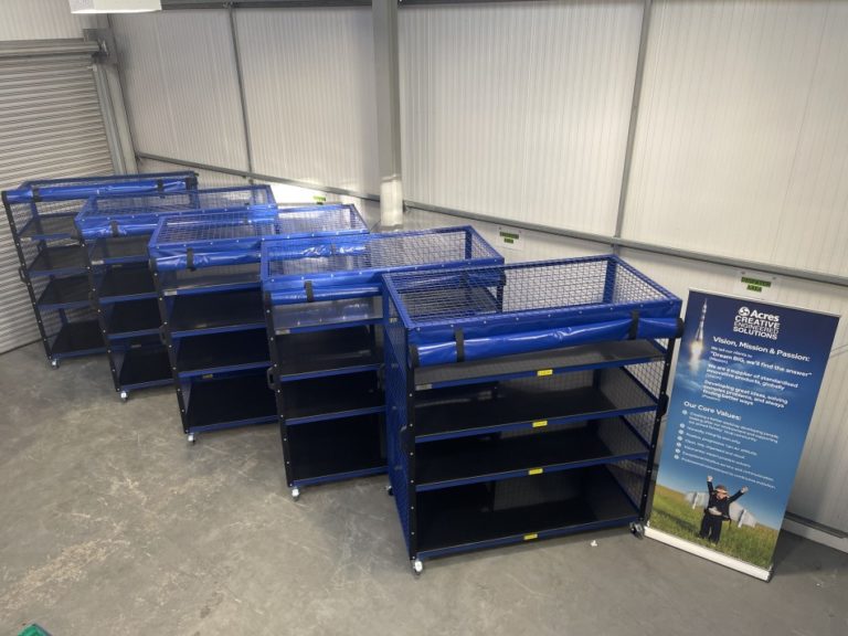 Mobile Modular Storage Racking Trolley – Acres Engineering